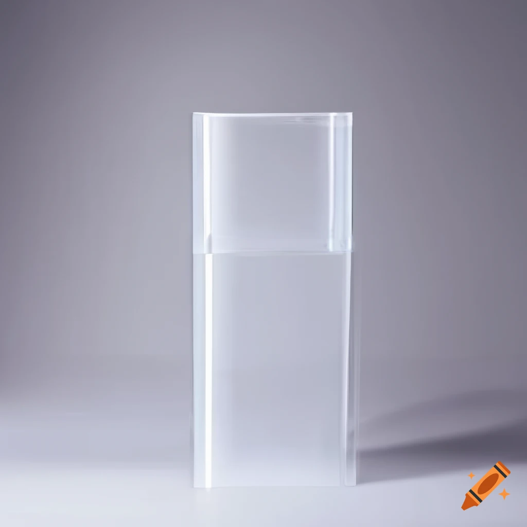 Acrylic sculpture on a pedestal on Craiyon