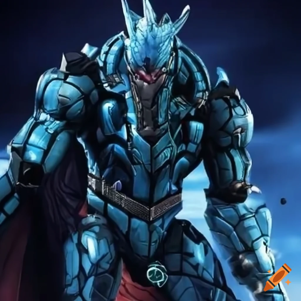 Image of a marvel robot dragon on Craiyon