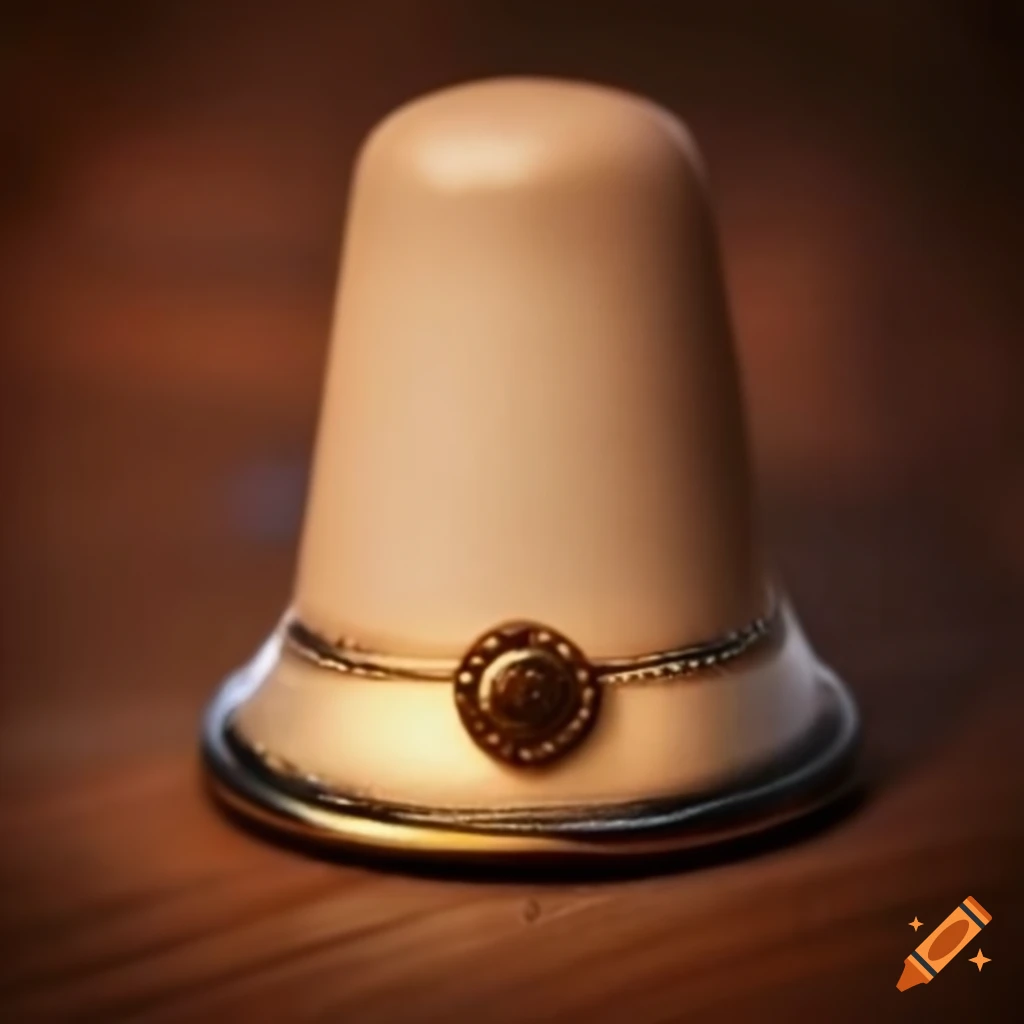 Realistic portrayal of a thimble disney character on Craiyon