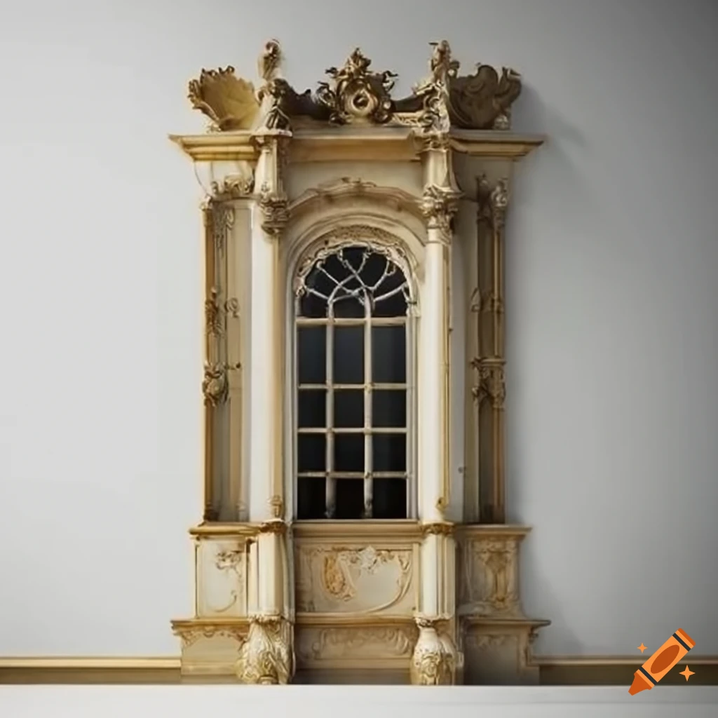 Rococo altar in a grand hallway