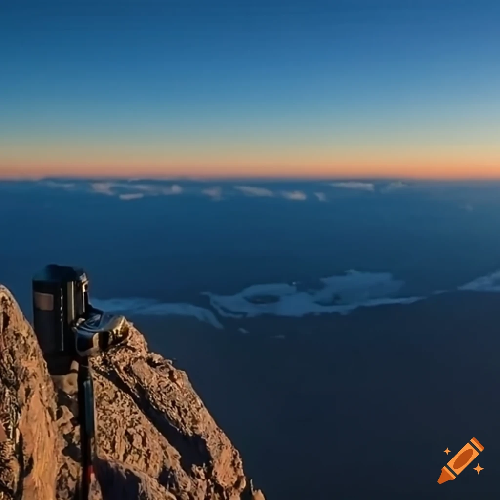 Radio communication in the mountains on Craiyon