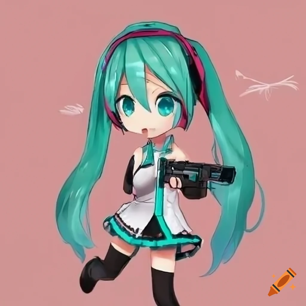 Hatsune Miku images created on Craiyon