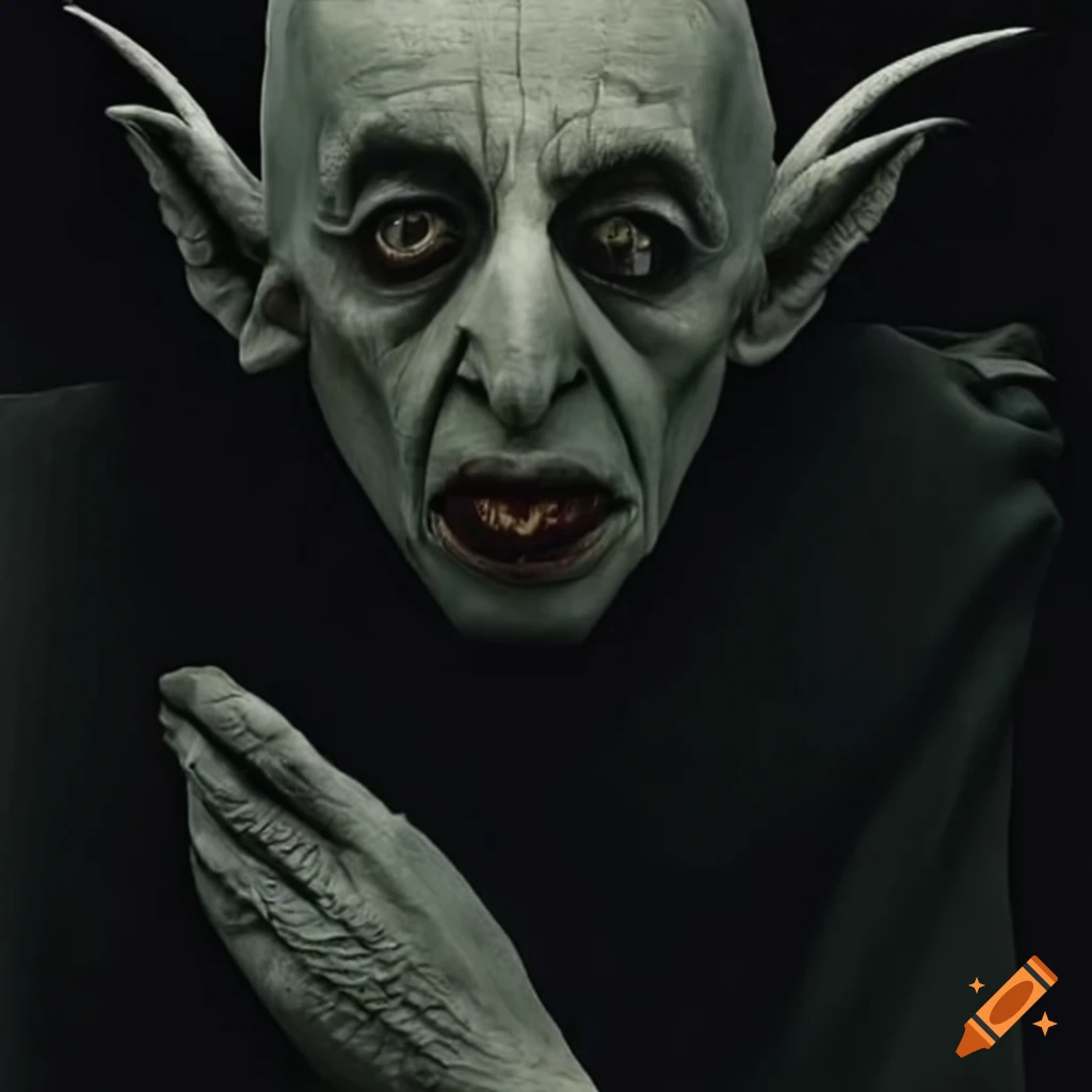 Image of nosferatu in a gothic castle