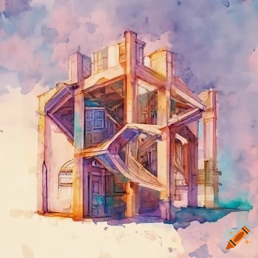 Impossible Three dimensional Architectural Structure On Craiyon