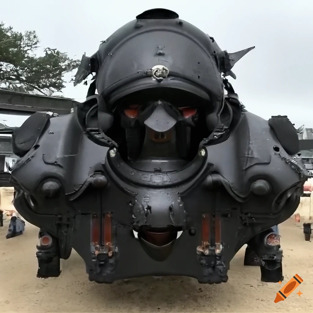 Photo-realistic design of a knight-shaped steam locomotive in black ...