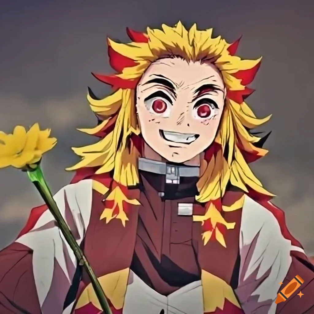 Kyujuro rengoku from demon slayer anime on Craiyon