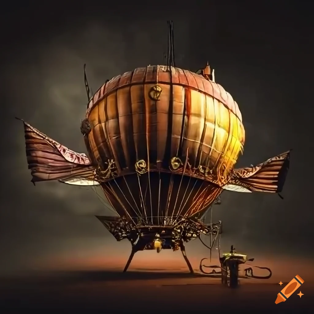 Steampunk Blimp Ceiling Light | Shelly Lighting