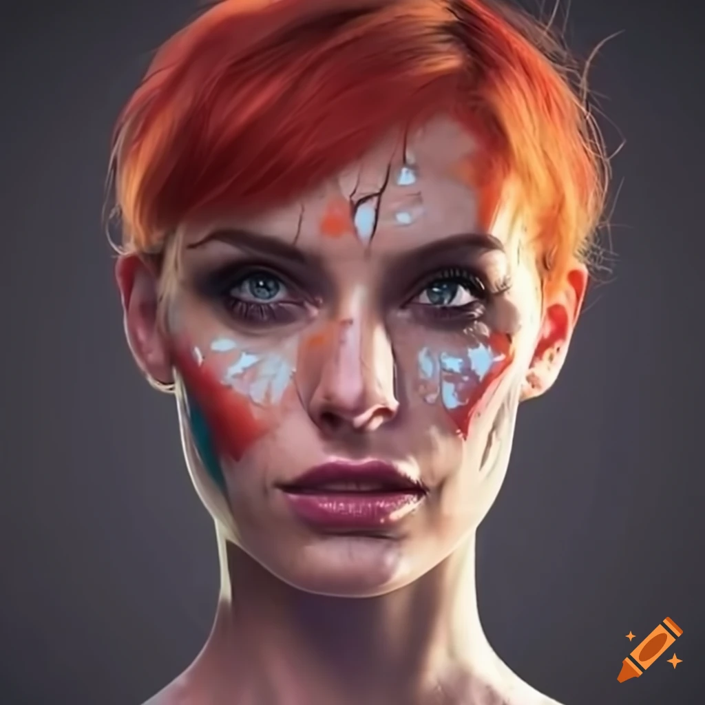 Keywords(woman's face, forest): maximum extreme hyper realistic ...