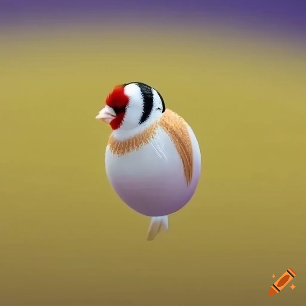 Ultra realistic image of a colorful European goldfinch on Craiyon