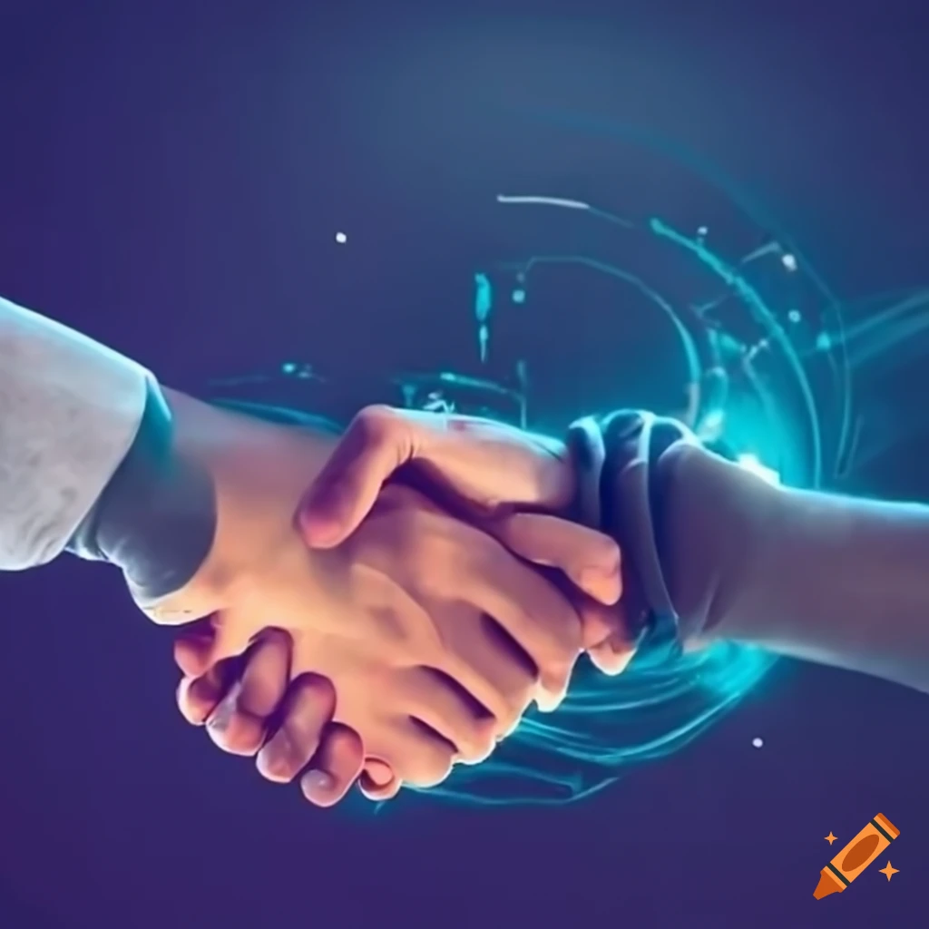 Illustration Of Data Observability And Handshake On Craiyon