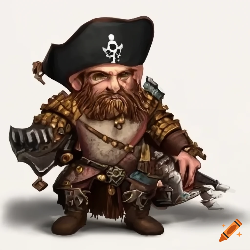 Fantasy artwork of a gnome artificer miner with studded armor and a ...