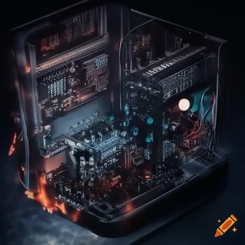 Illustration showcasing the fields of electrical, computer, and ...