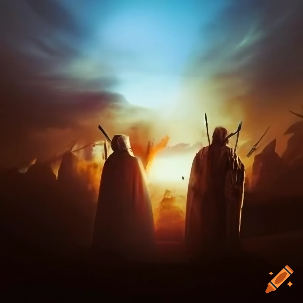 Concept art with threads symbolizing progression on Craiyon