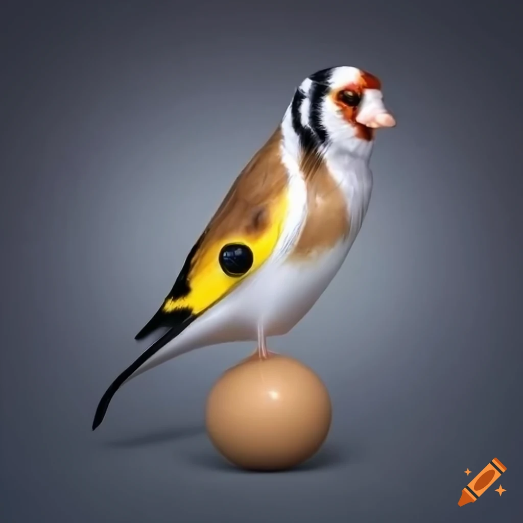 Ultra realistic 8K goldfinch bird on Craiyon