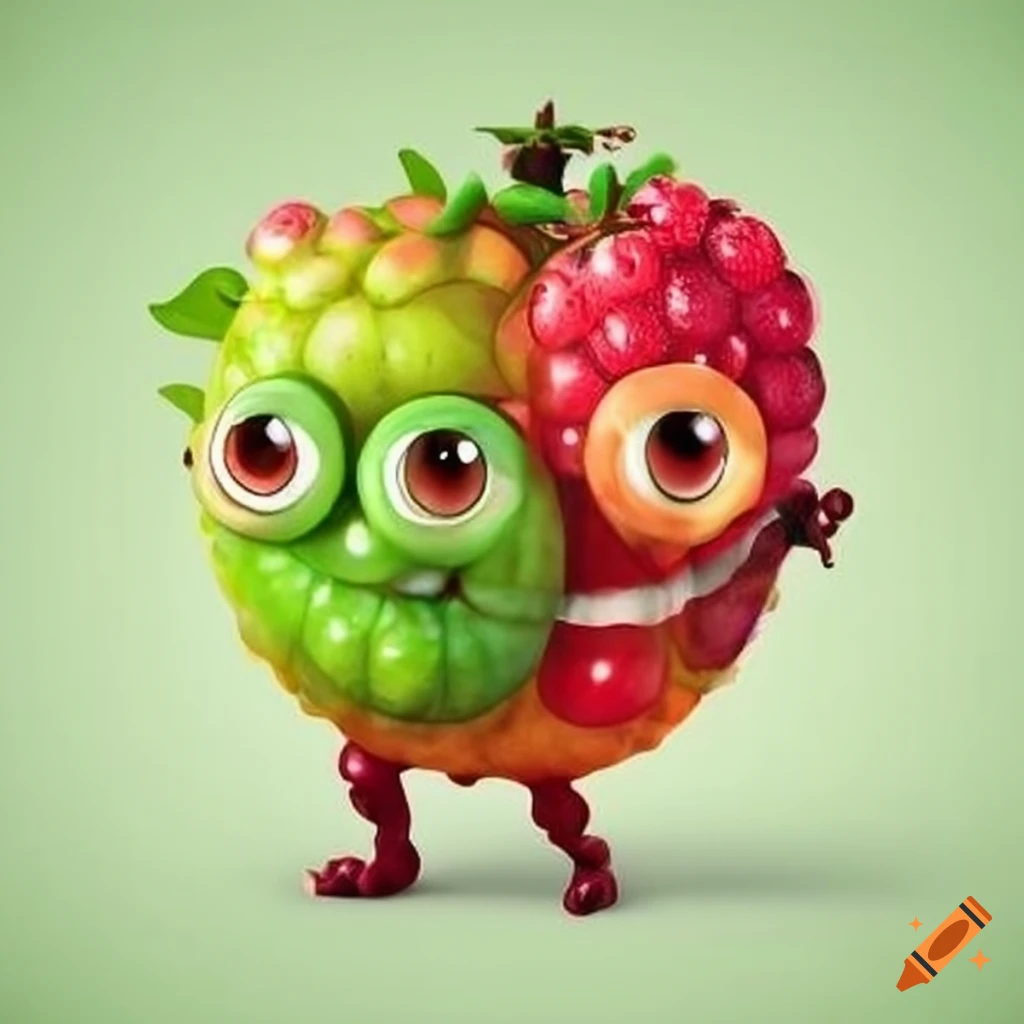 Character Made Of Fruits On Craiyon