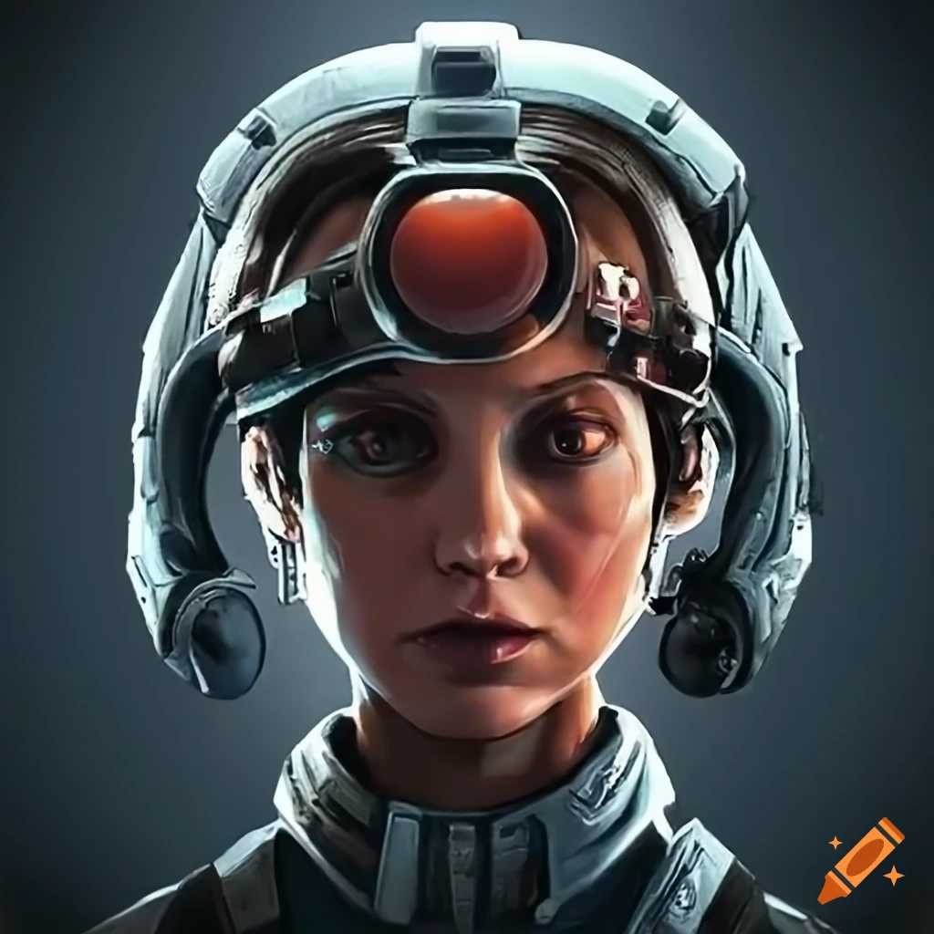 Starship pilot from star wars on Craiyon