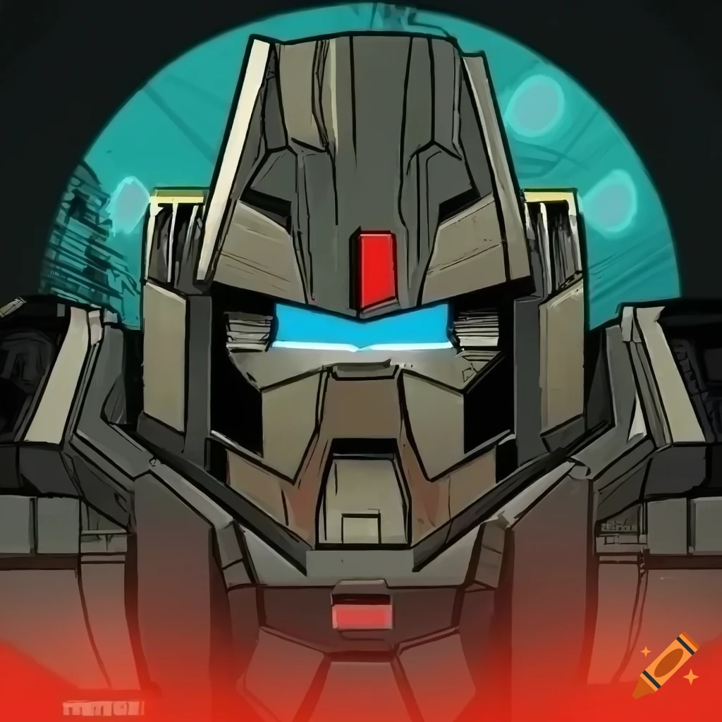 Artwork of punisher and megatron on Craiyon