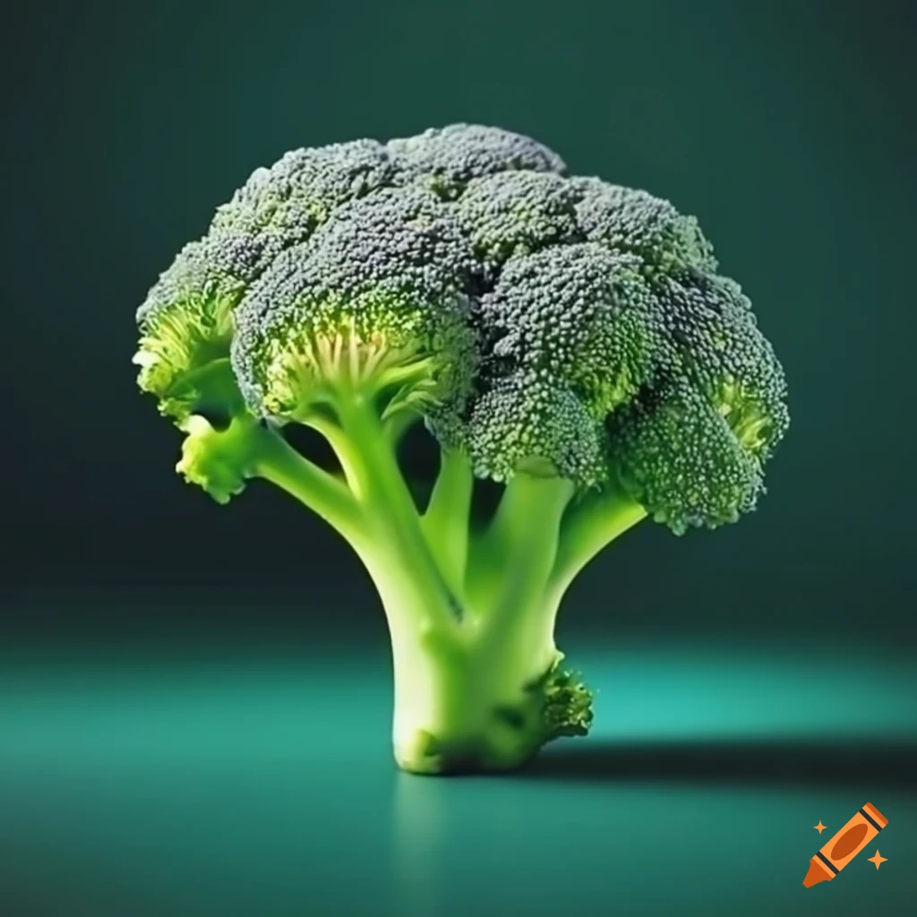 Fresh broccoli on Craiyon
