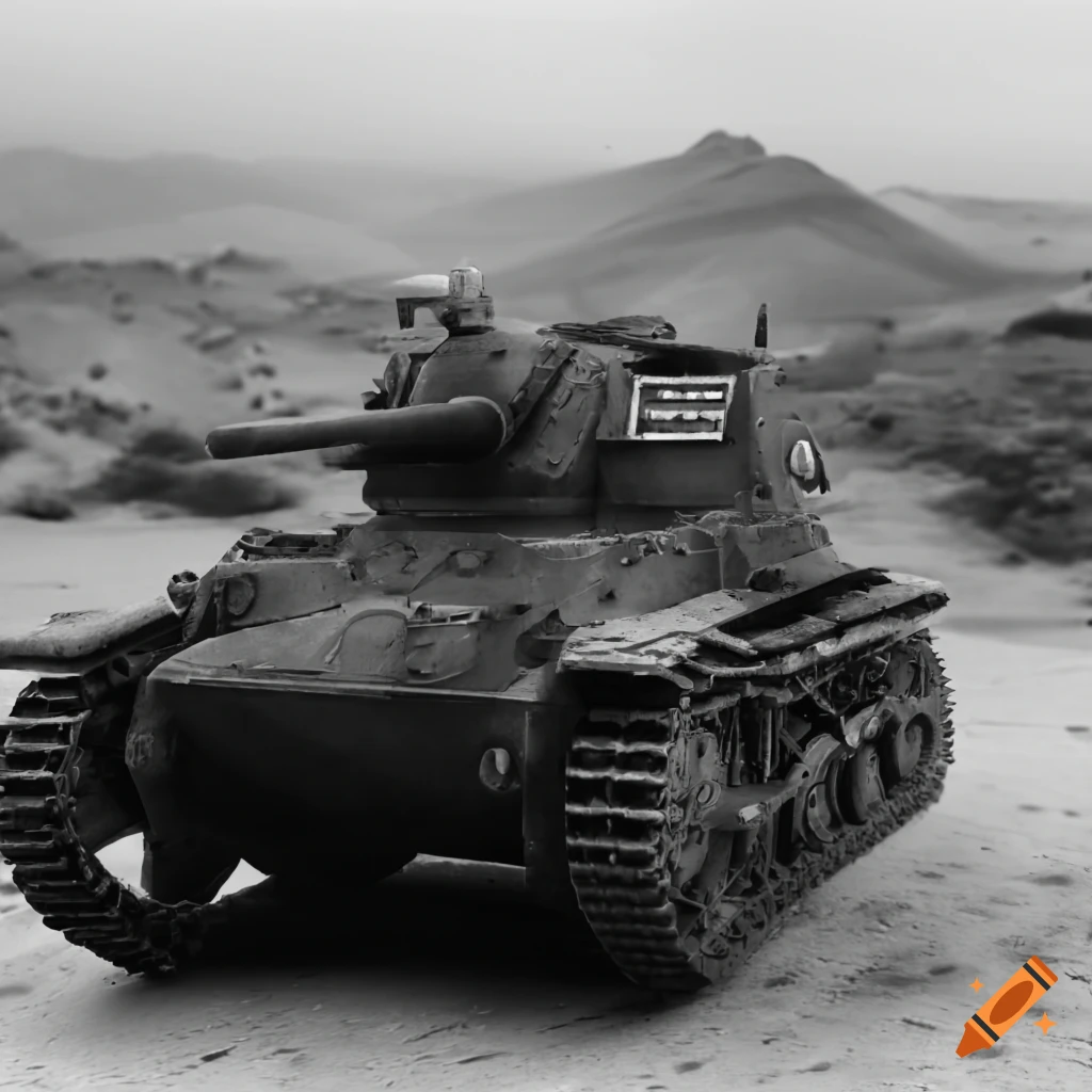 1930 light tank war on Craiyon