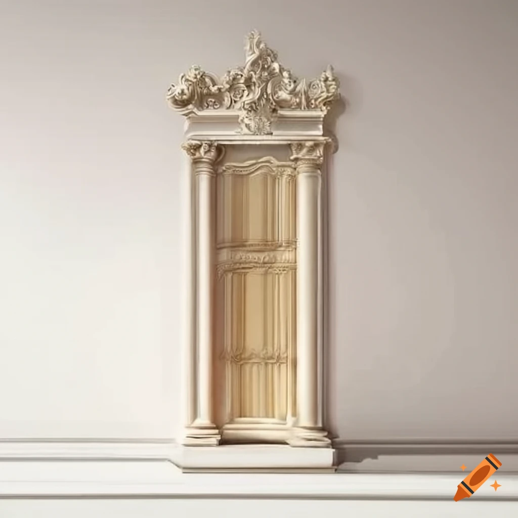 Beautiful rococo architecture in a renaissance church