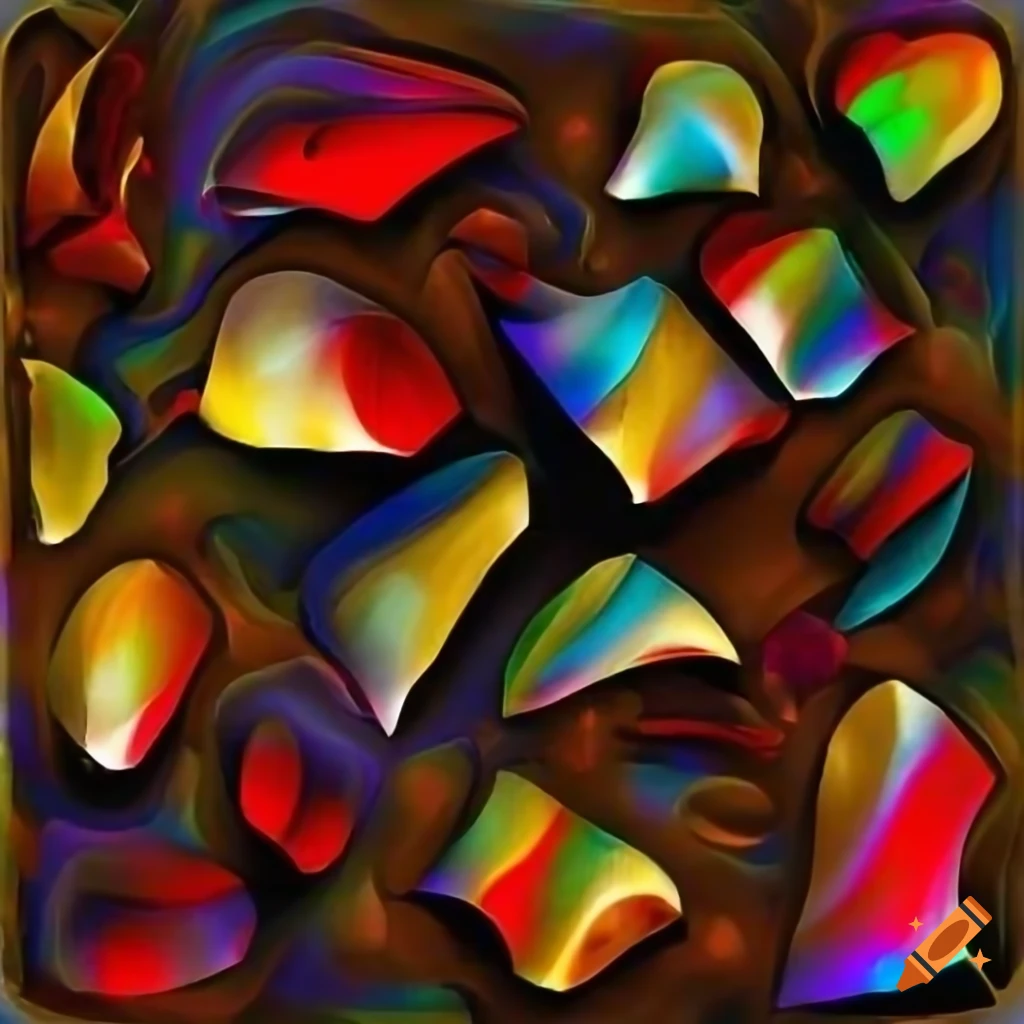 Paint on a rock on Craiyon