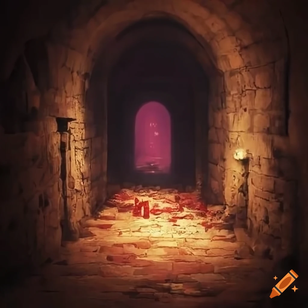 Modern dungeon in a realistic style on Craiyon