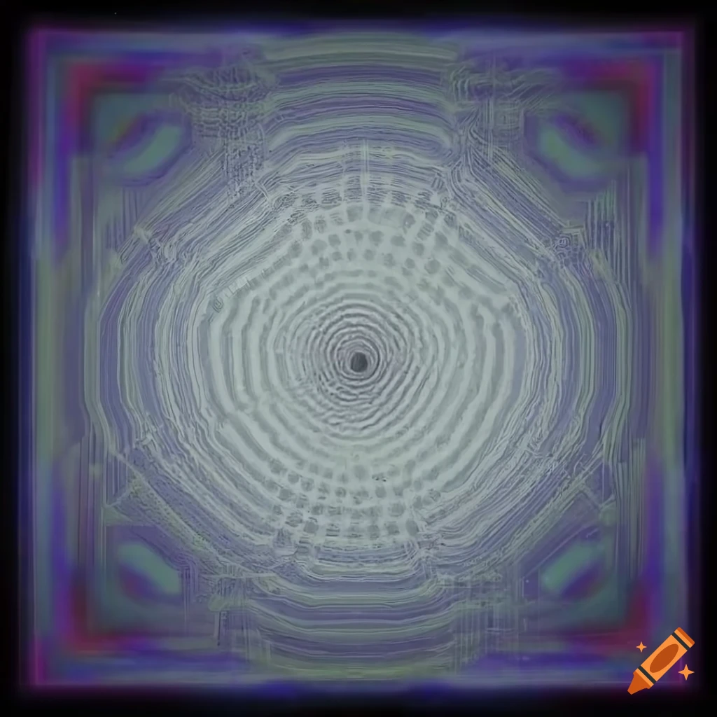 Abstract representation of the fourth dimension on Craiyon