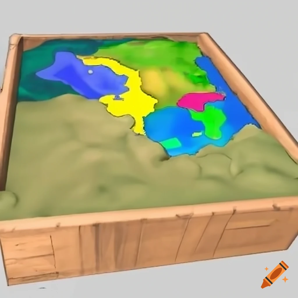 Virtual reality sandbox