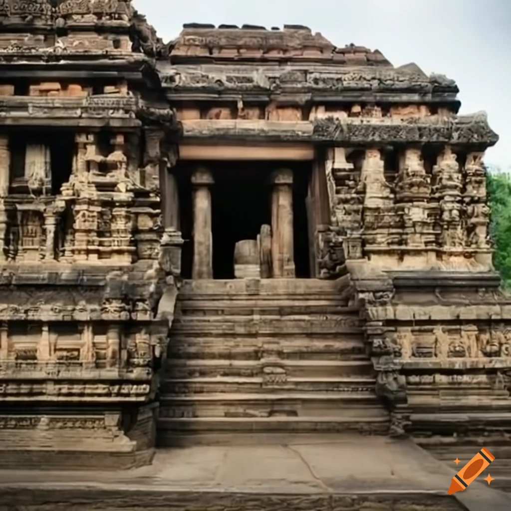 Image of ancient temples on Craiyon