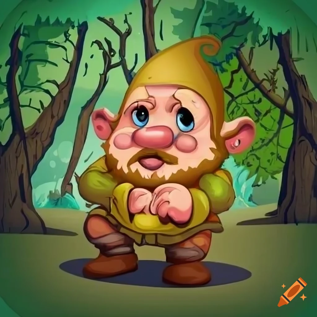 Cartoon Dwarf Listening In The Forest On Craiyon cartoon-dwarf-listening-in-the-forest-on-craiyon