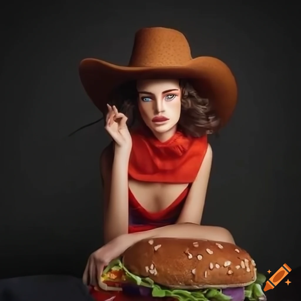 Cowboy themed image of a burger king