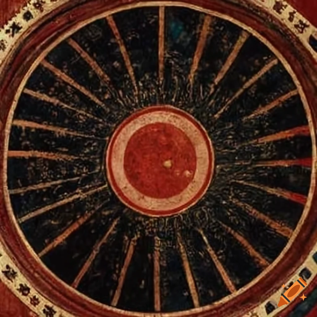 Painting of a blood star aureola by giotto on Craiyon