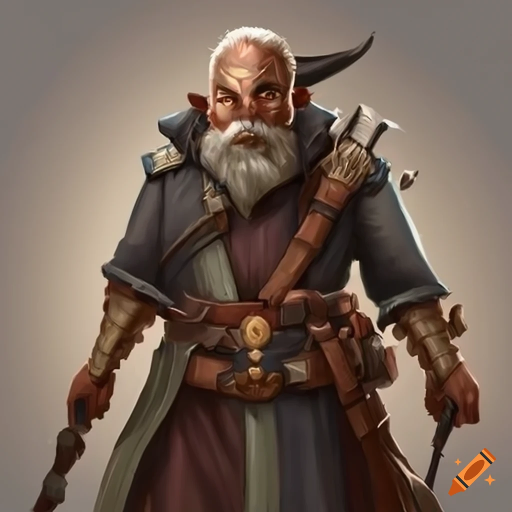 Fantasy character engineer artwork on Craiyon