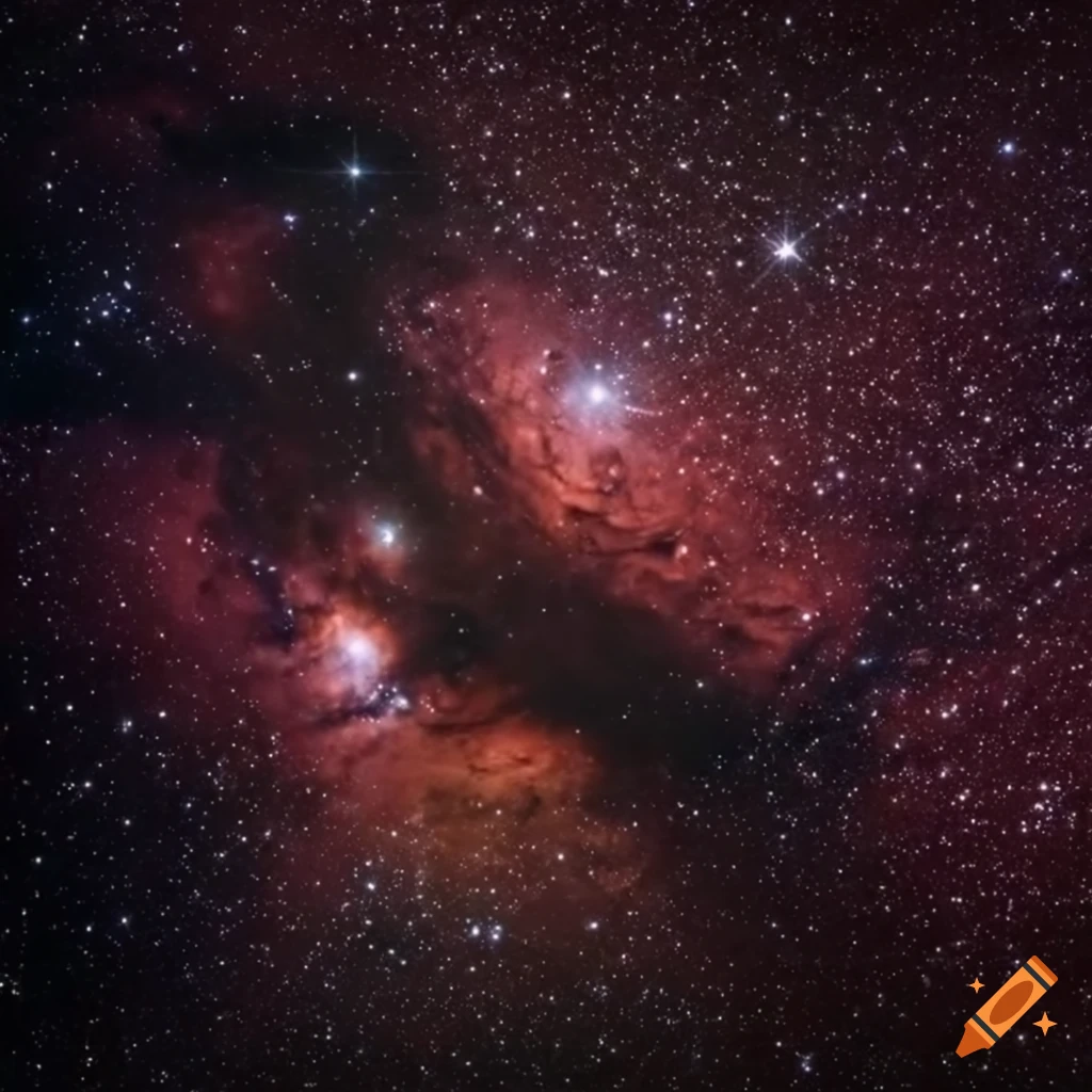 Brown nebula sky on Craiyon