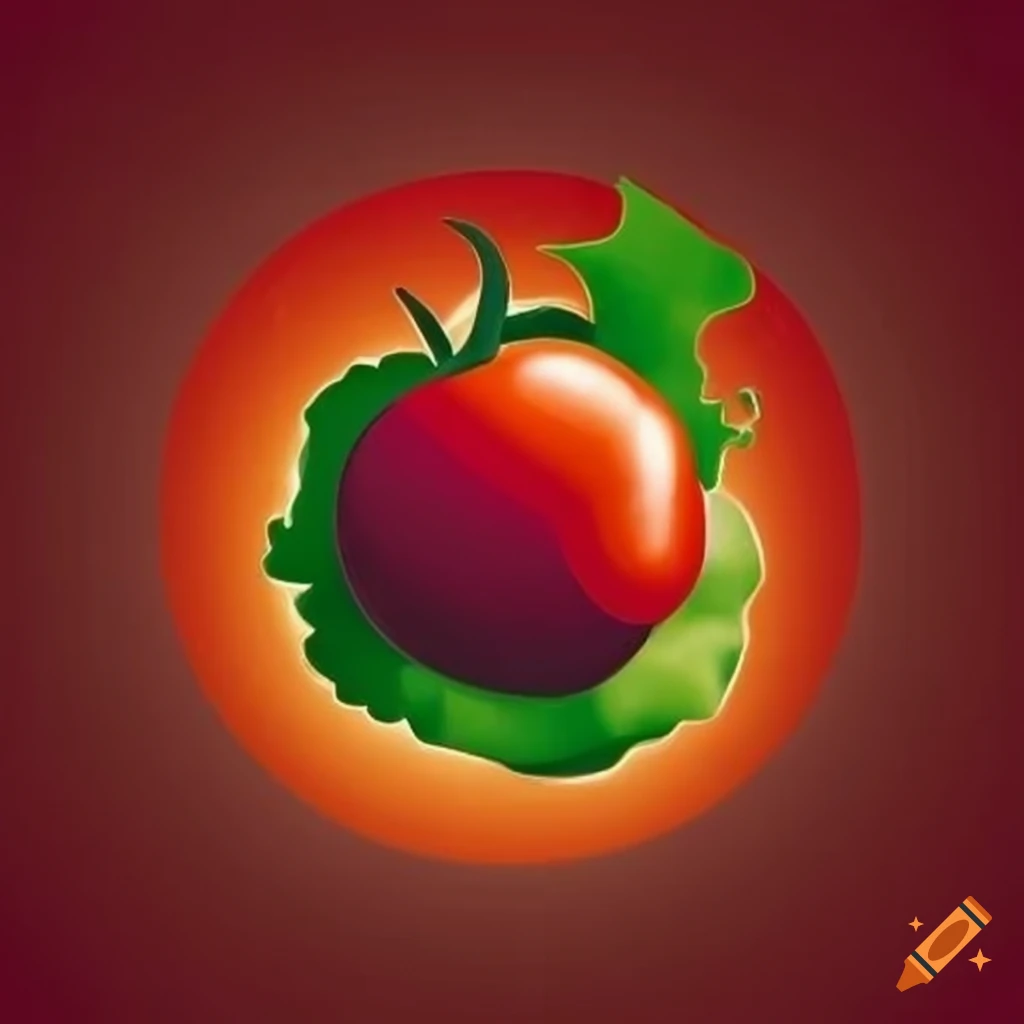 Logo de empresa de cultivo de lechugas y tomates