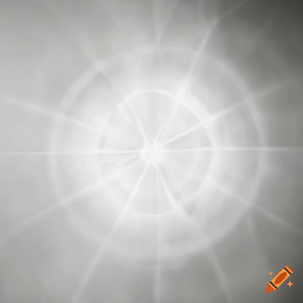 White magic symbols on misty background