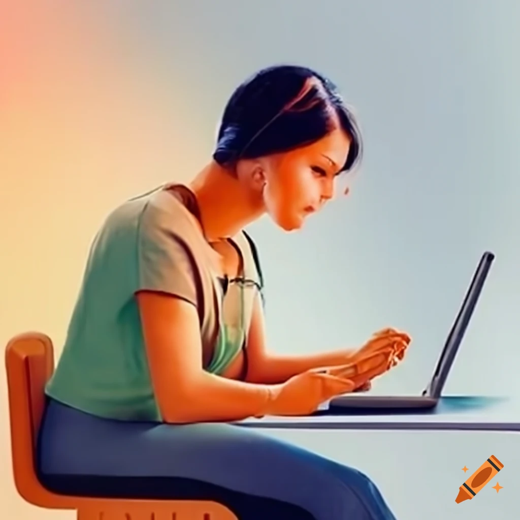 E-learning concept illustration