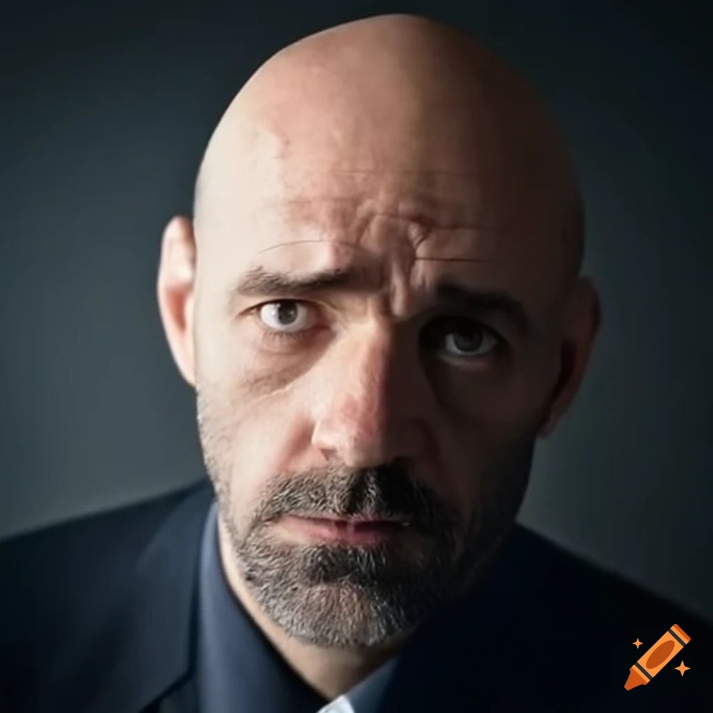 Image of a balding corporate man on Craiyon