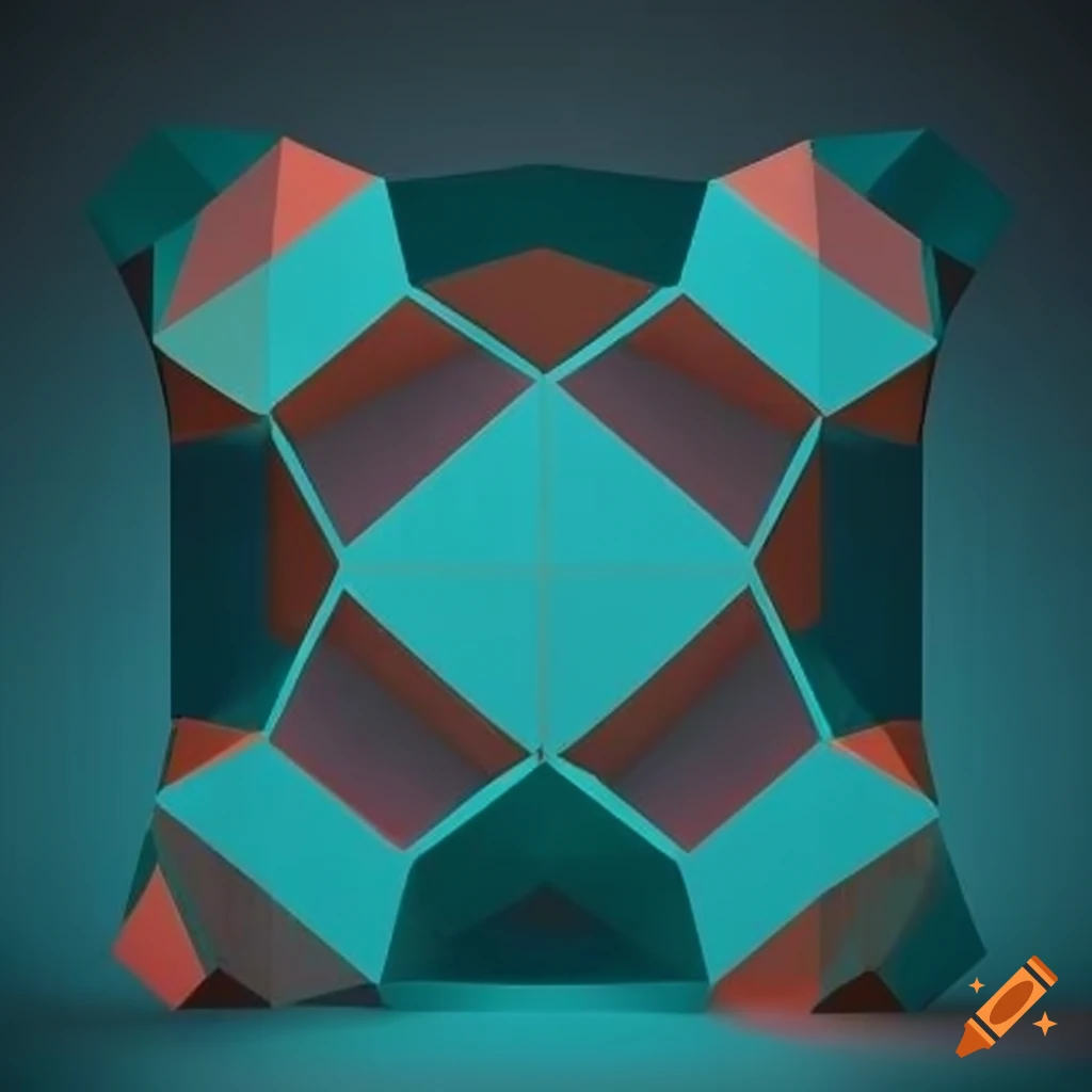 Tessellation of an 11-sided polygon on Craiyon