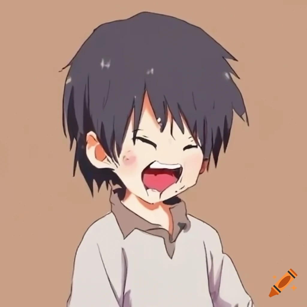 Anime child expressing various emotions on Craiyon