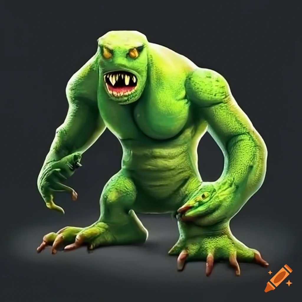 Image of a big green monster