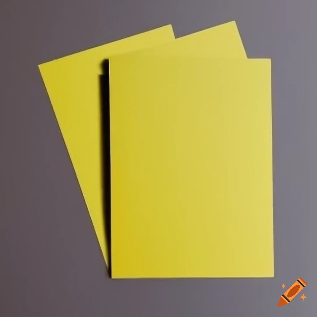 Yellow and black house card design