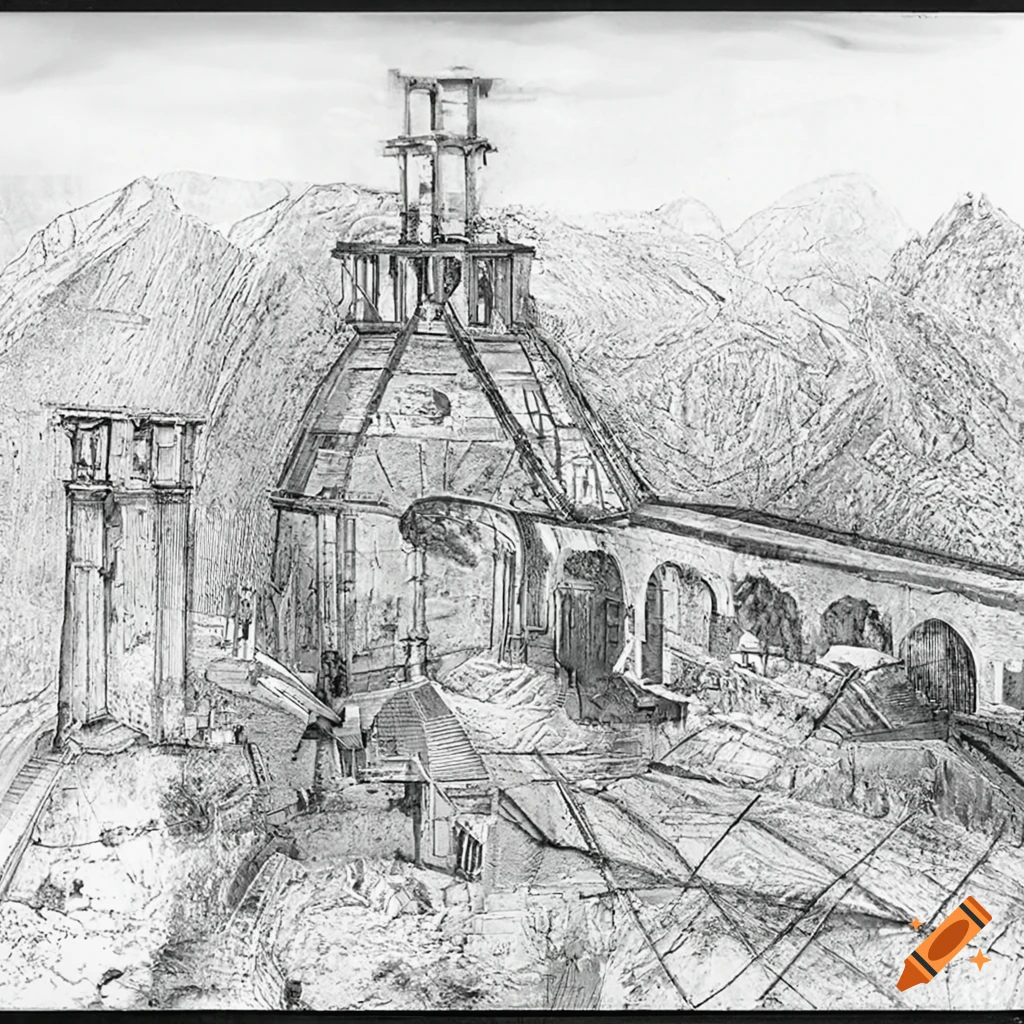 Image of twin rivers mine underground on Craiyon