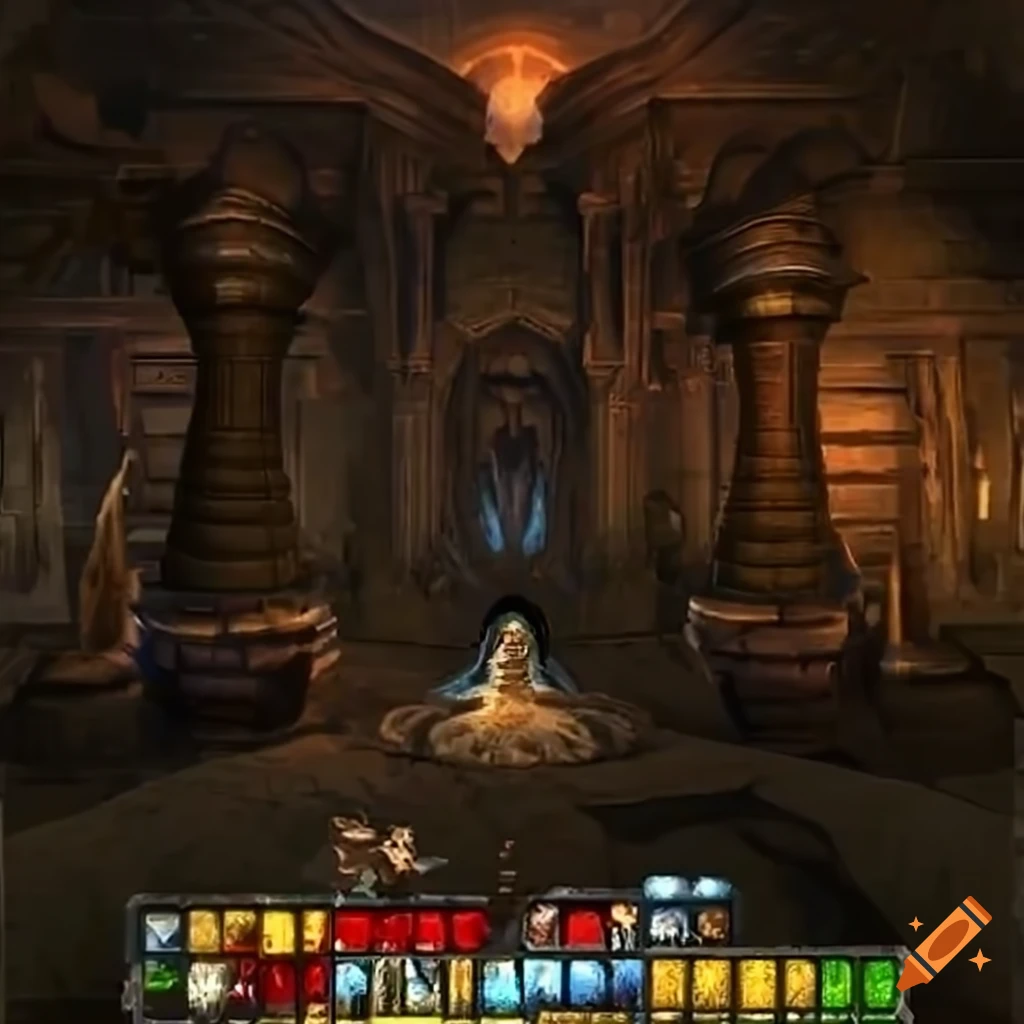 Mmorpg elements illustration