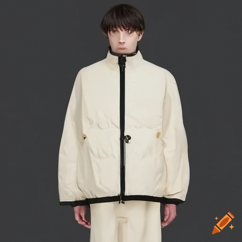 Unique avant-garde black nylon jacket by jaime valencia jr on Craiyon