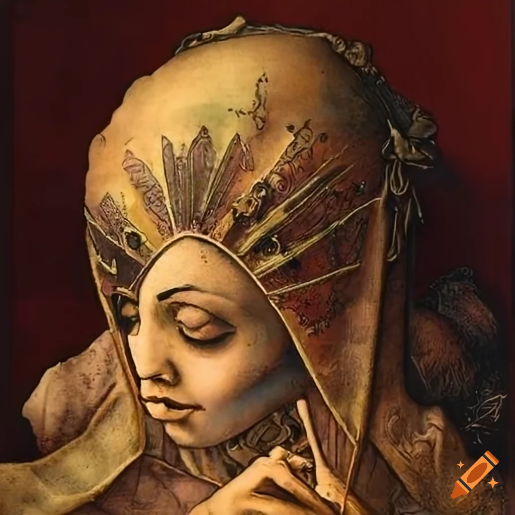 Stone lithograph artwork with islamic calligraphy on Craiyon