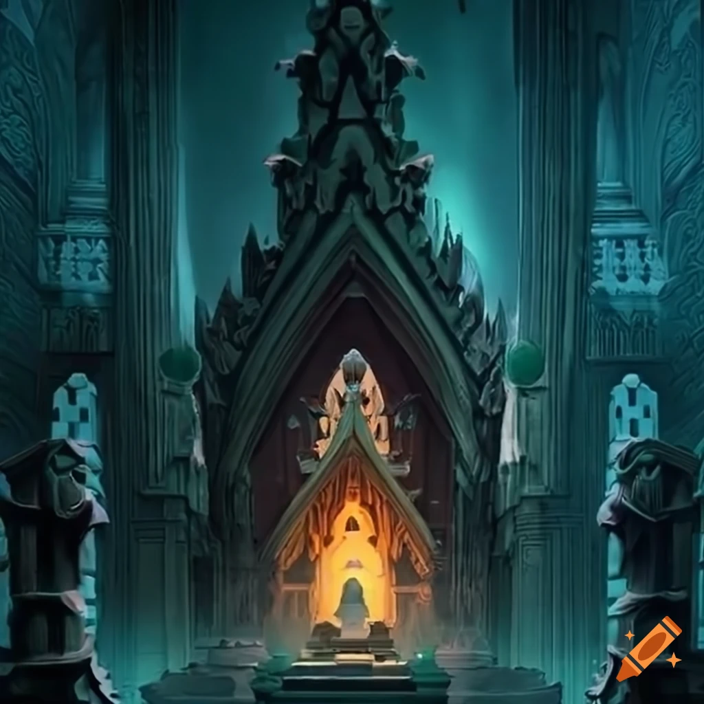 Firelink shrine on Craiyon