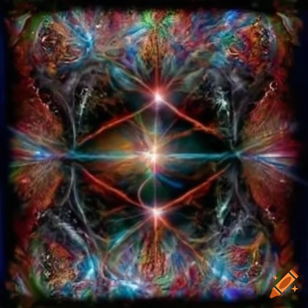 Abstract representation of unseen forces and concepts on Craiyon