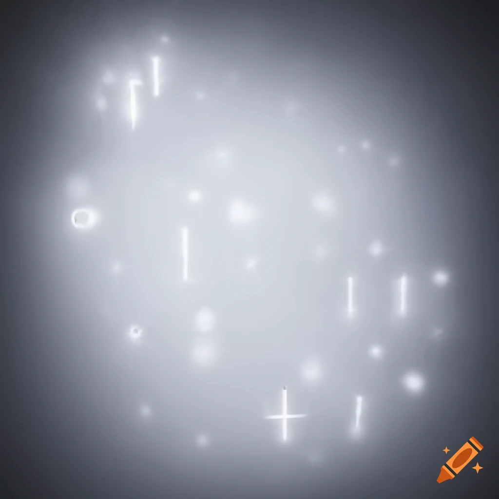 White magic symbols on misty background on Craiyon