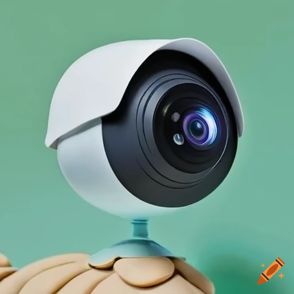 Security camera inspired by studio ghibli